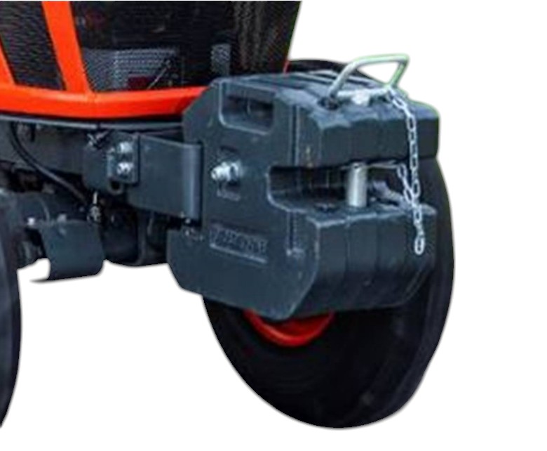 Kit contrepoids avant KUBOTA EK1261DT - 1 support + 4 masses de 30Kg ...